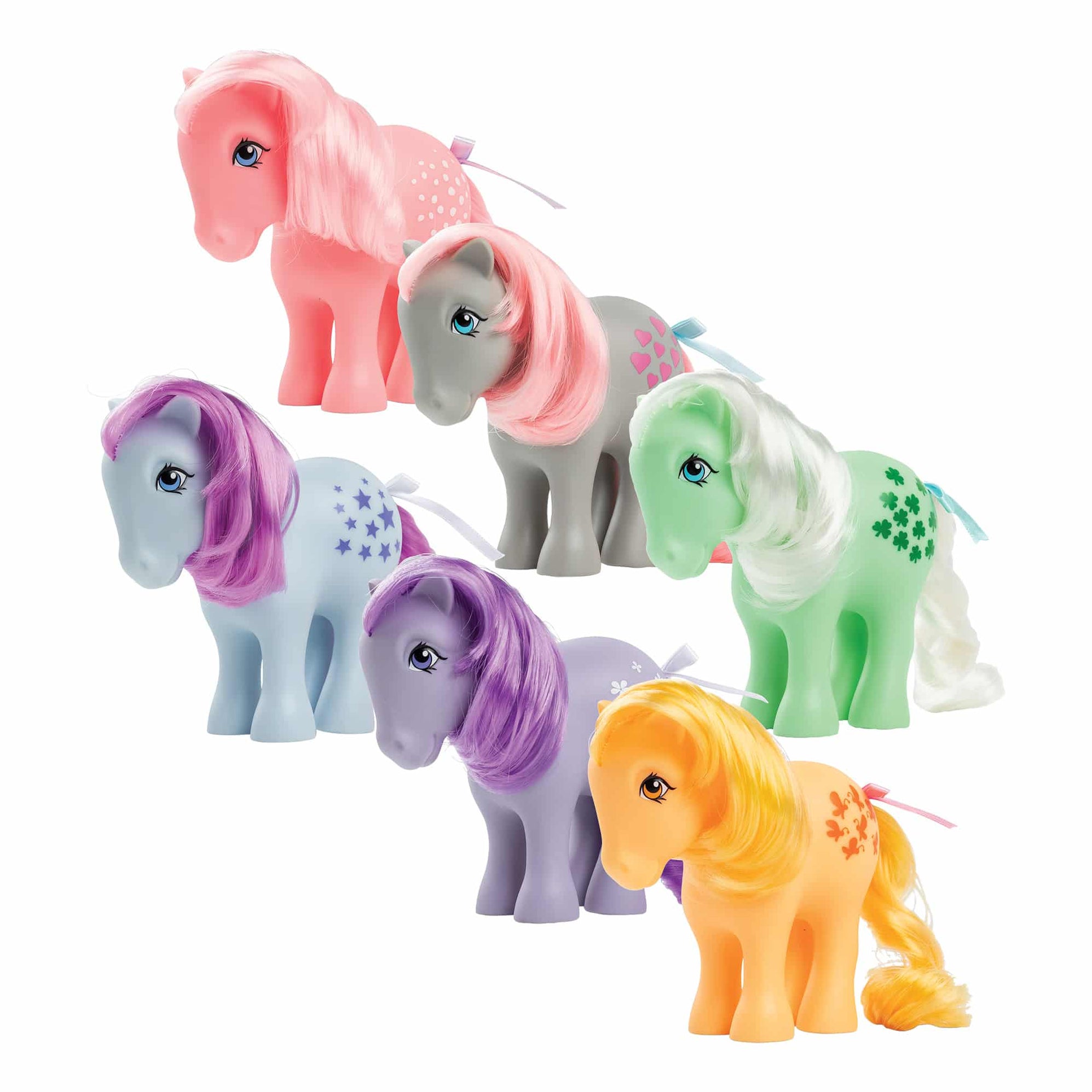 35320 My Little Pony Classic 4″ Collectible 40th Anniversary Ponies ...