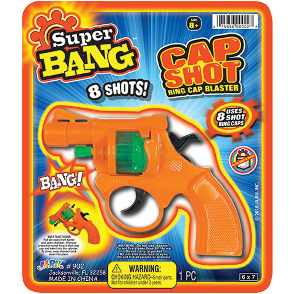 PKG0009 SNUBNOSE CAP GUN 8 SHOT — Peak A Boo Toys Breckenridge